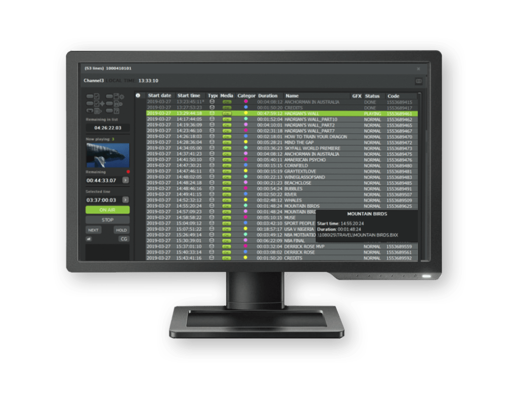 Vector3 - TV Playout -Continuïtat TV -Ingest -ShotBox