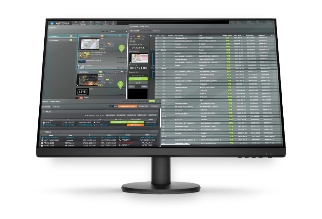 Vector3 - TV Playout - Ingest - Ad insertion